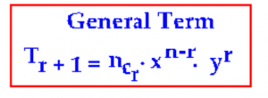General Term in Binomial Theorem TR+1 | blendedlearningmath